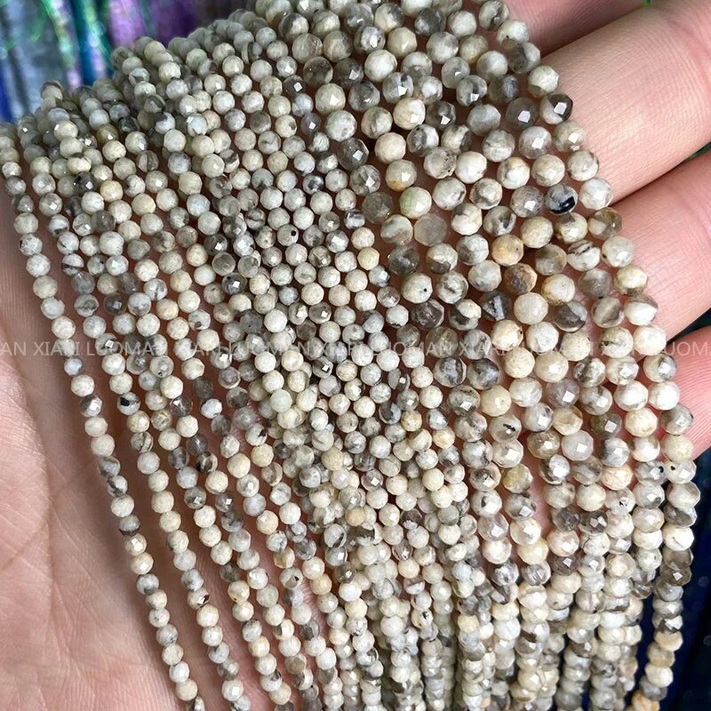 LUOMAN XIARI Африканская бирюза граненые бусины 2мм 3мм 4мм 2mm about 170-175pcs, feldspar