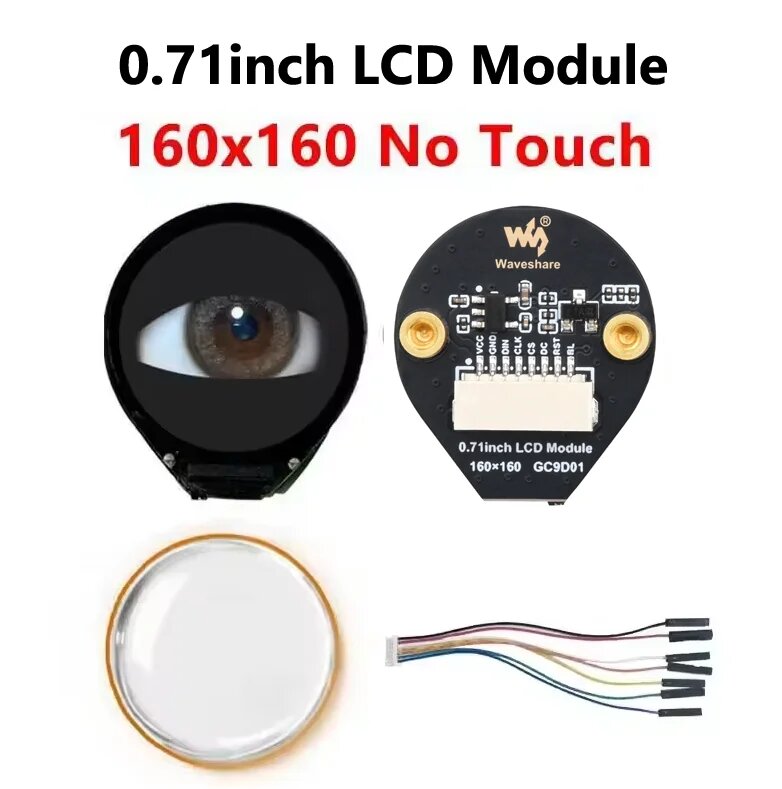 Spotpear Электронный глаз 0,71" ЖК-экран для Arduino Raspberry Pi ESP32 Pico 0.71inch LCD Module