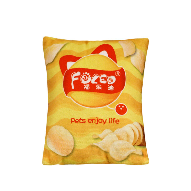 Pet Rouncer Paper Звуковая игрушка Картофельные чипсы серии игрушки для домашних животных Устойчивость к укусу мягкая