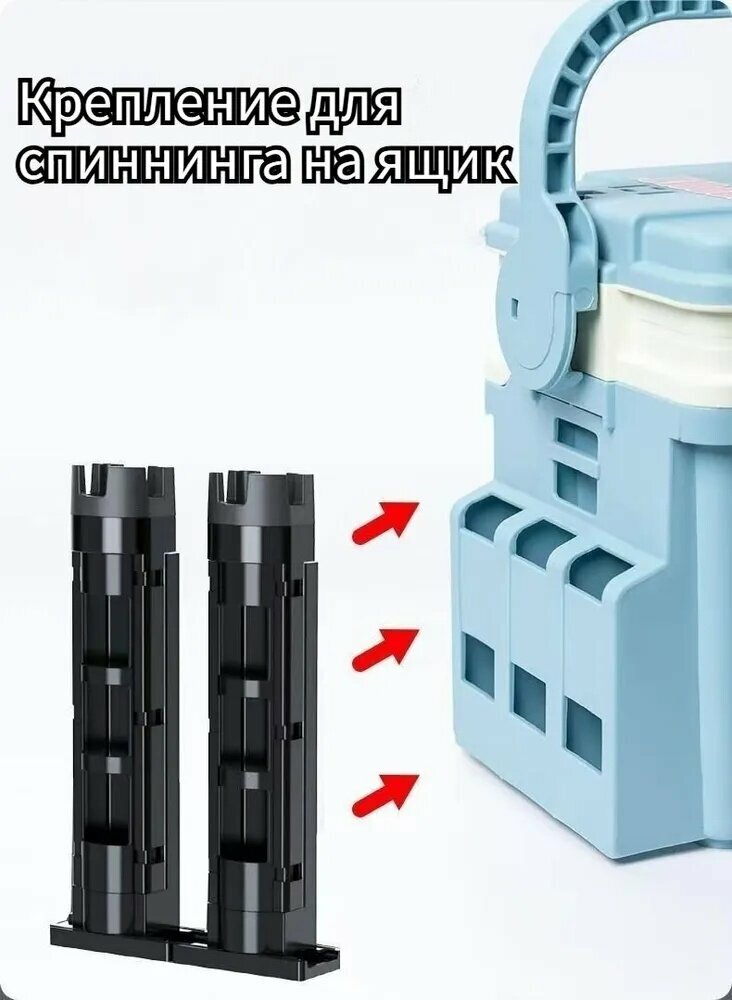 Универсальный держатель удилища для рыболовного ящика