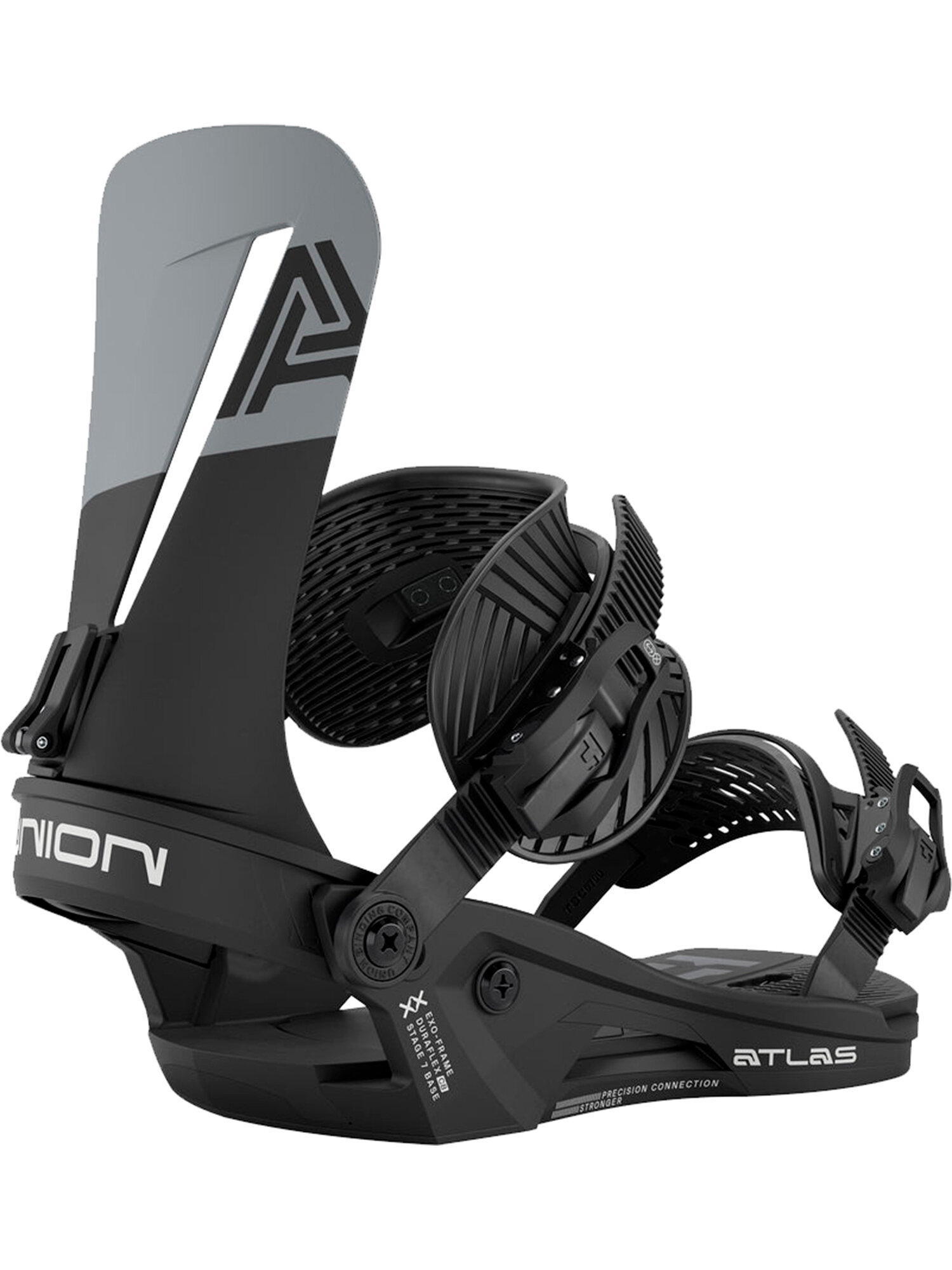 Крепления сноубордические мужские UNION ATLAS (25/26) Black/черные, L