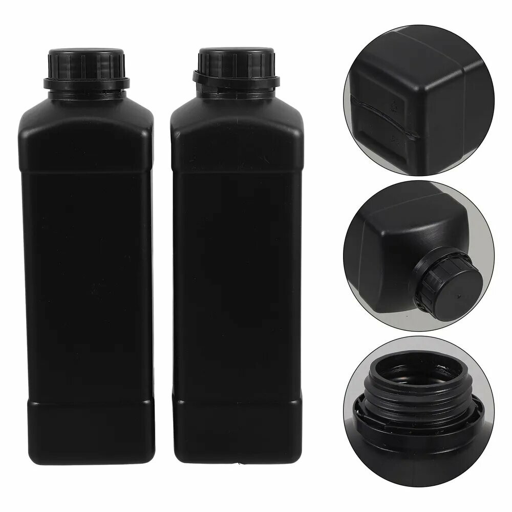 Пластиковые Флаконы Из Hdpe Для Жидкостей С Крышками 2 Штуки