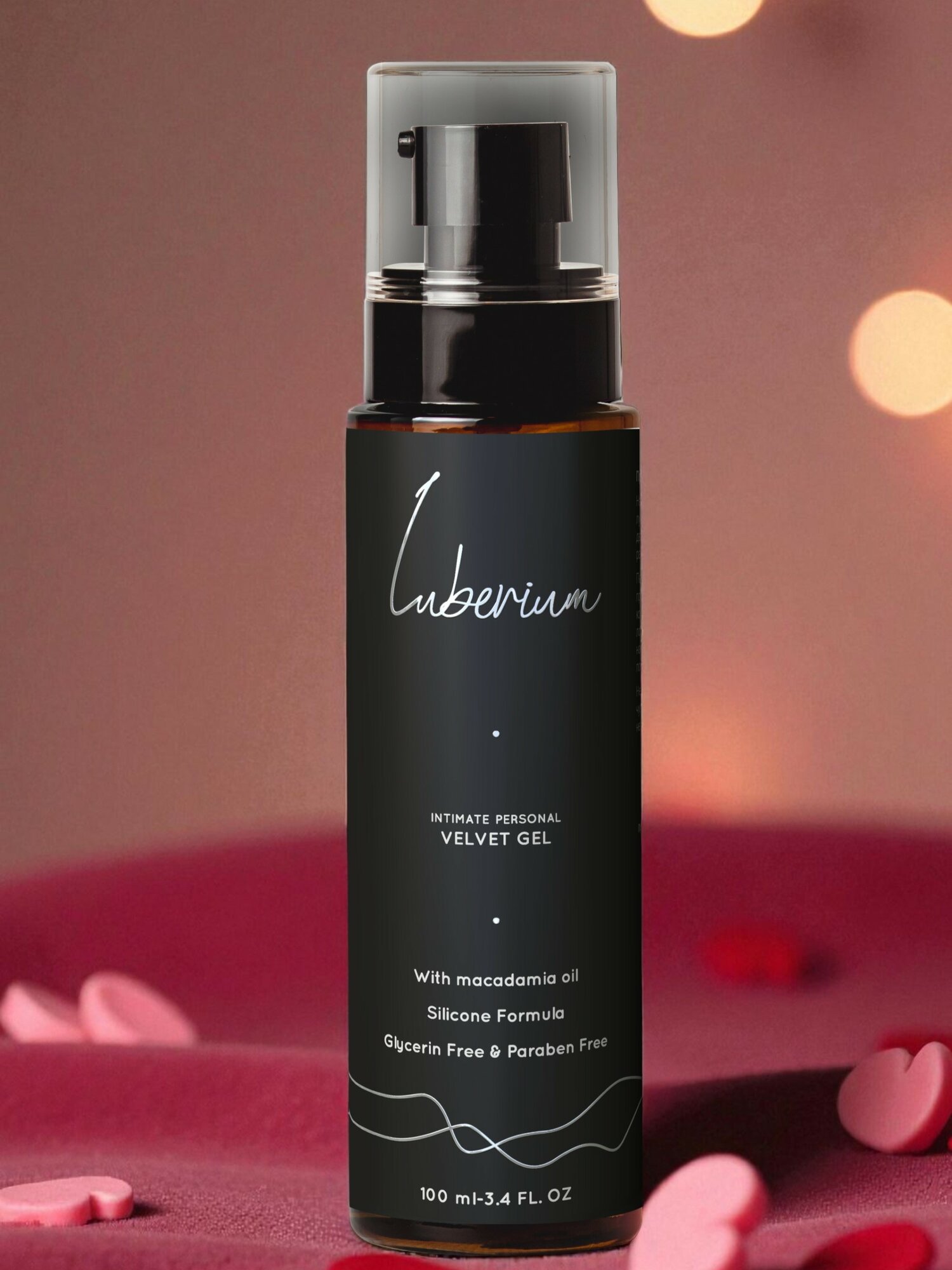 Классический интимный гель на силиконовой основе с маслом макадамии Luberium Velvet Gel 100 мл для двоих