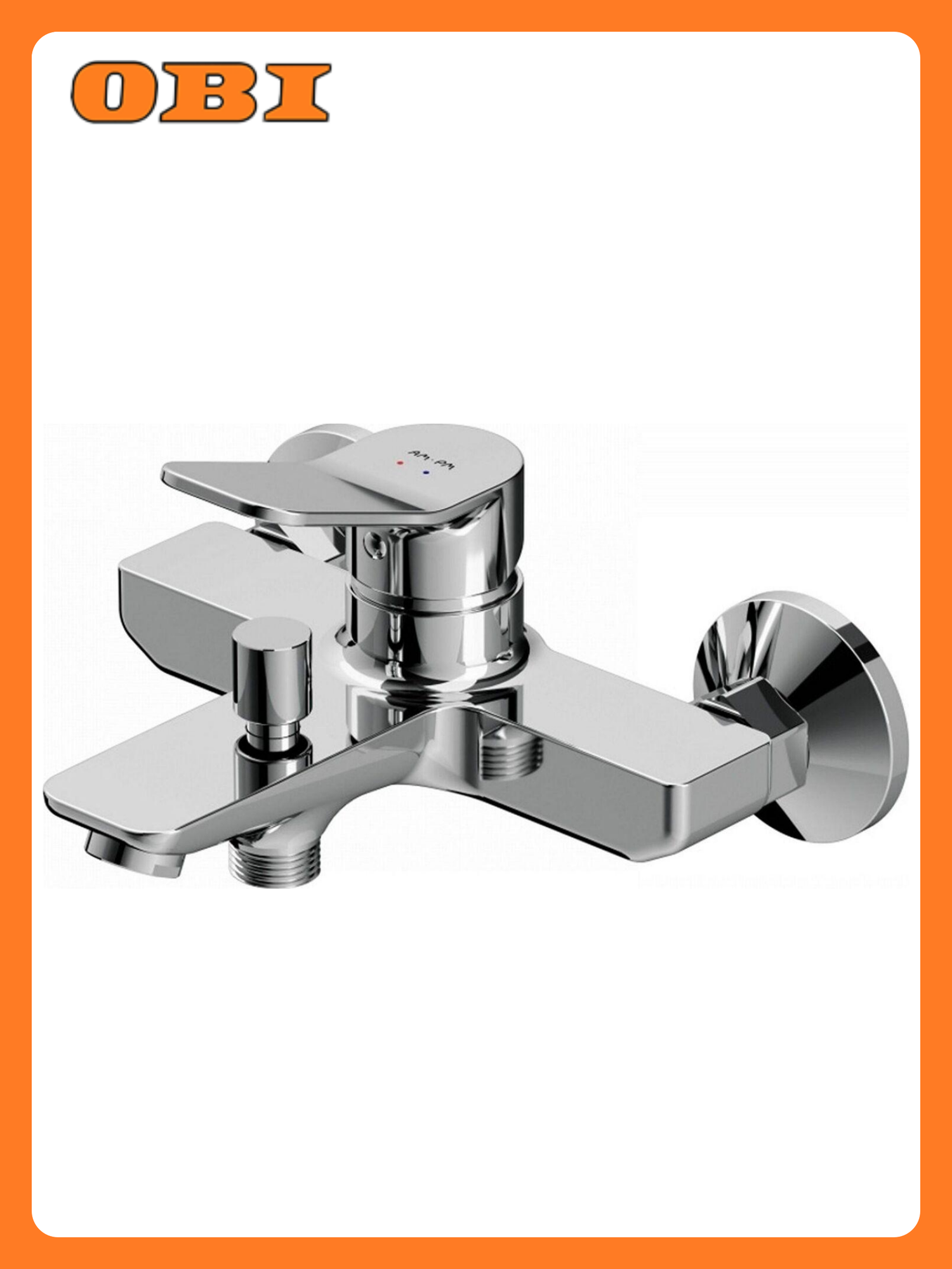 Смеситель для ванны AM.PM X-Joy F85A10000, рычажное управление