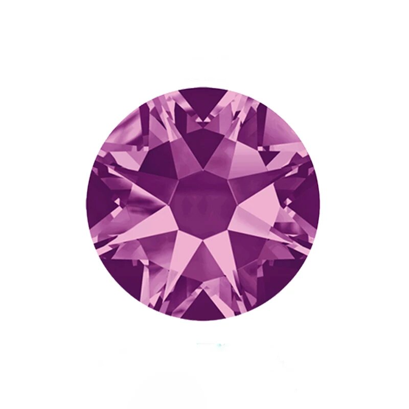 Стразы YANRUO Amethyst, фиолетовый, 1440 шт