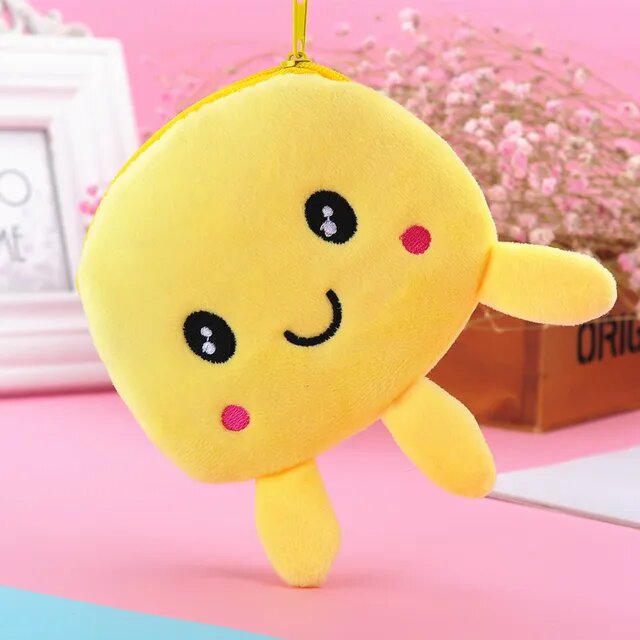 Милый плюшевый кошелек в виде панды, кошелек на молнии, USB-гарнитура, мини-сумочка, брелок, подарок на день рождения для ребенка.