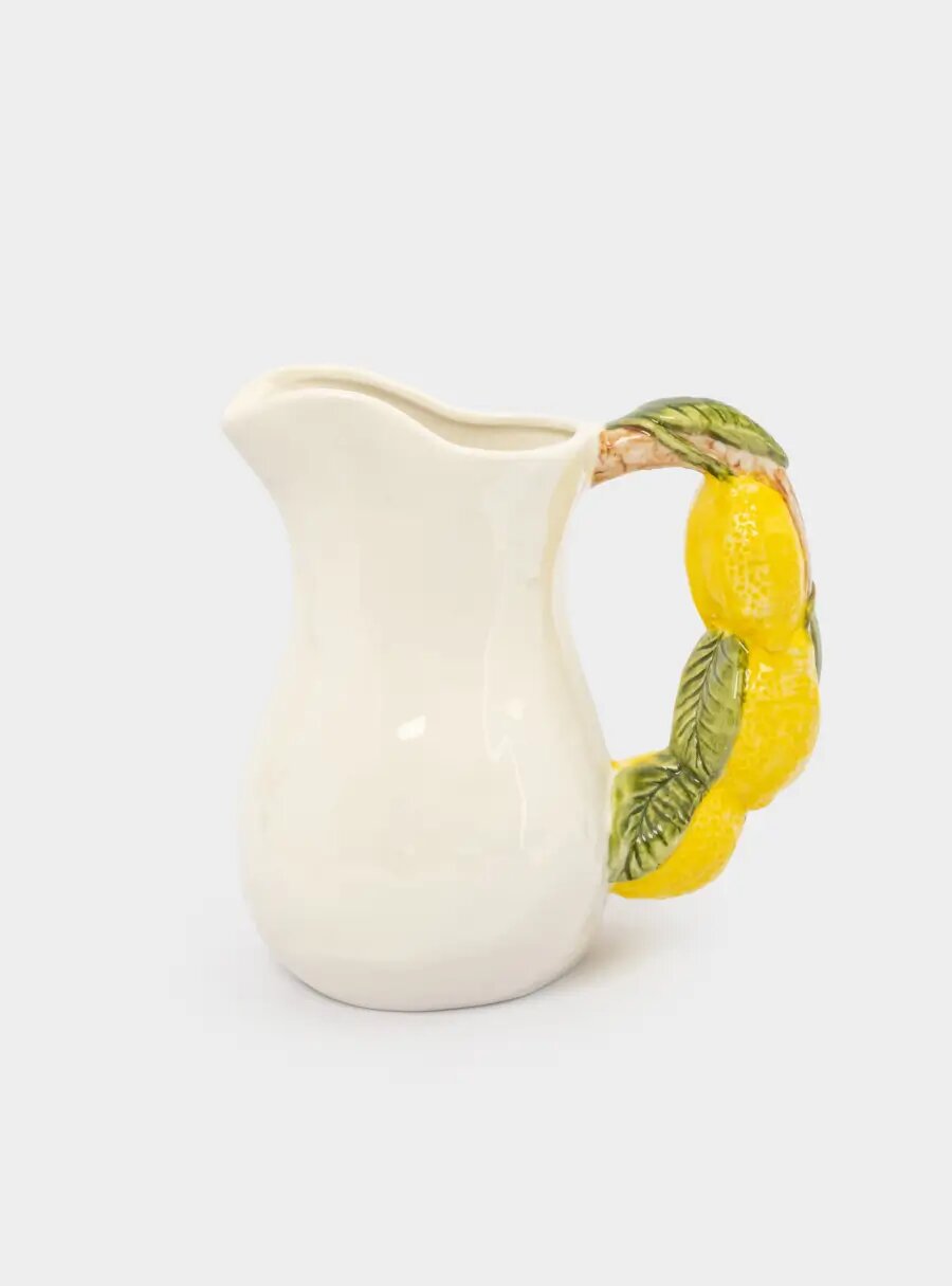 Кувшин, 1,4 л, фарфор P, молочный, Лимоны, Limoncello