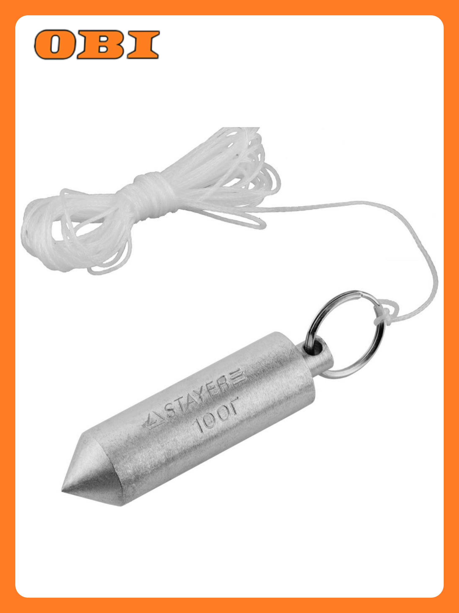 Отвес строительный со шнуром STAYER MASTER 100г 0635-10_z01