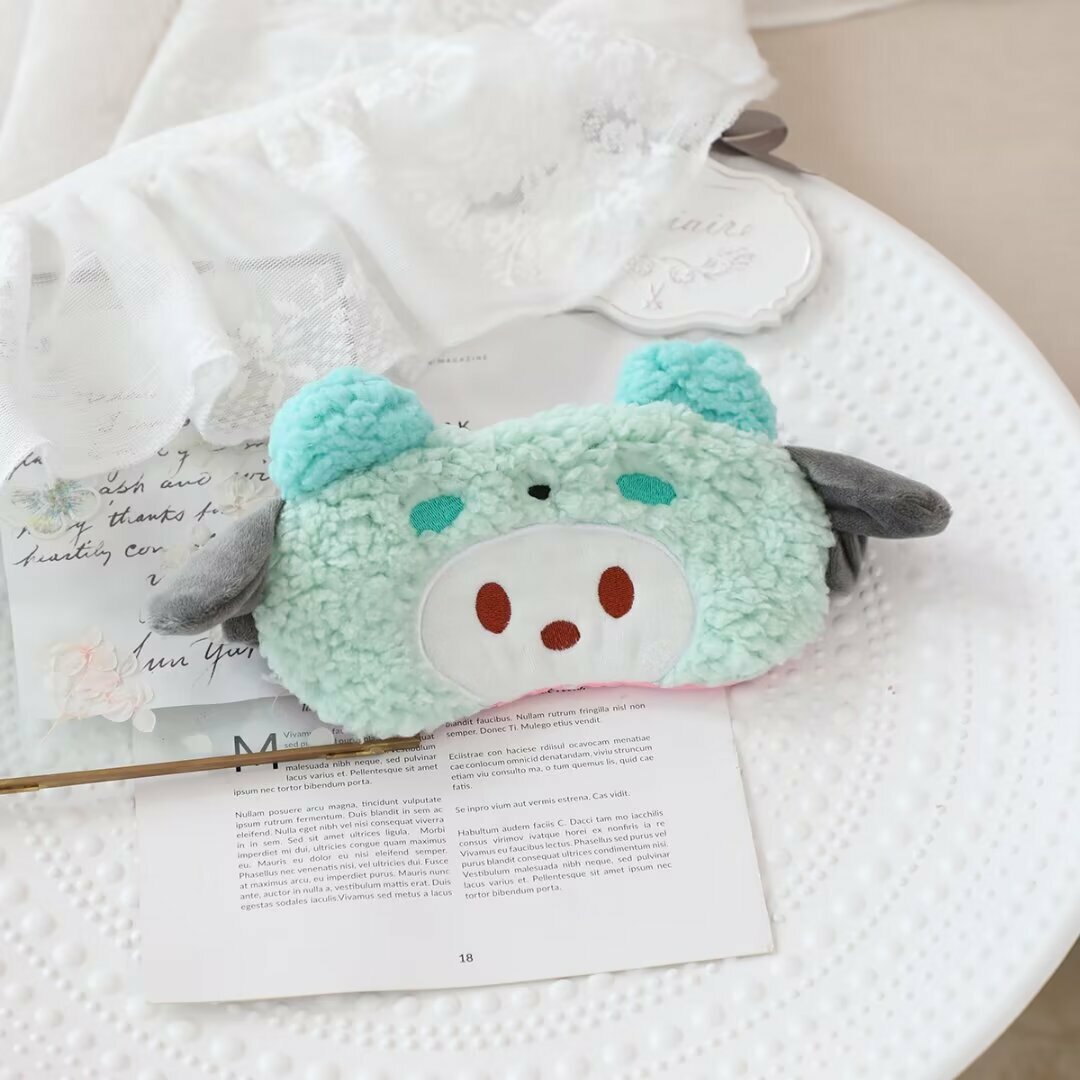 Милая мультяшная маска для сна, дорожная маска для глаз, светонепроницаемая маска для студентов и девушек, снимает усталость глаз, мягкая и дышащая защитная маска для глаз.