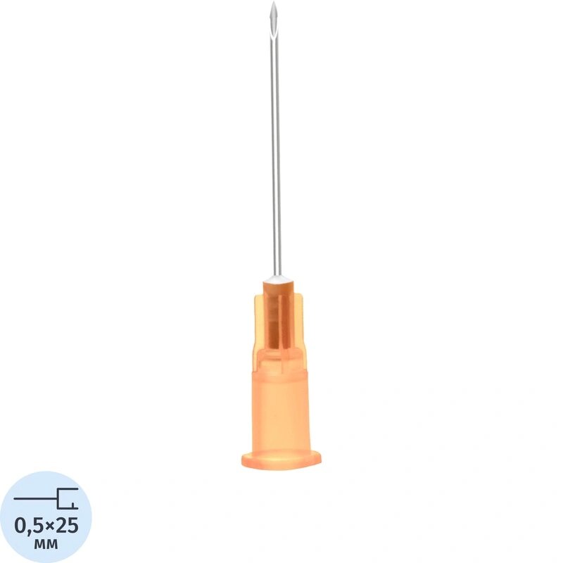Игла инъекционная 25G (0,5х25 мм) SFM 100шт/уп.