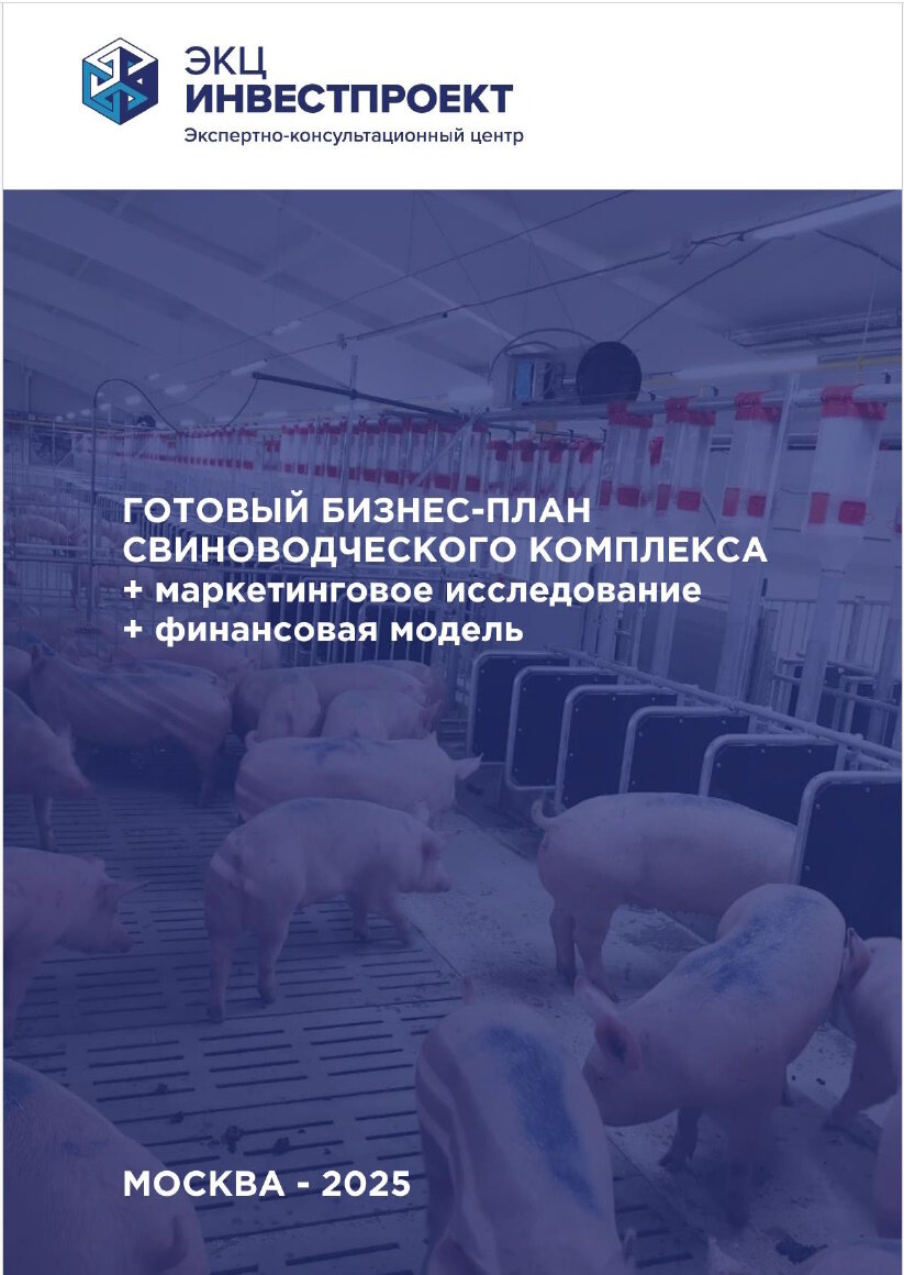 Готовый бизнес-план строительства свиноводческого комплекса с маркетингом и расчетами