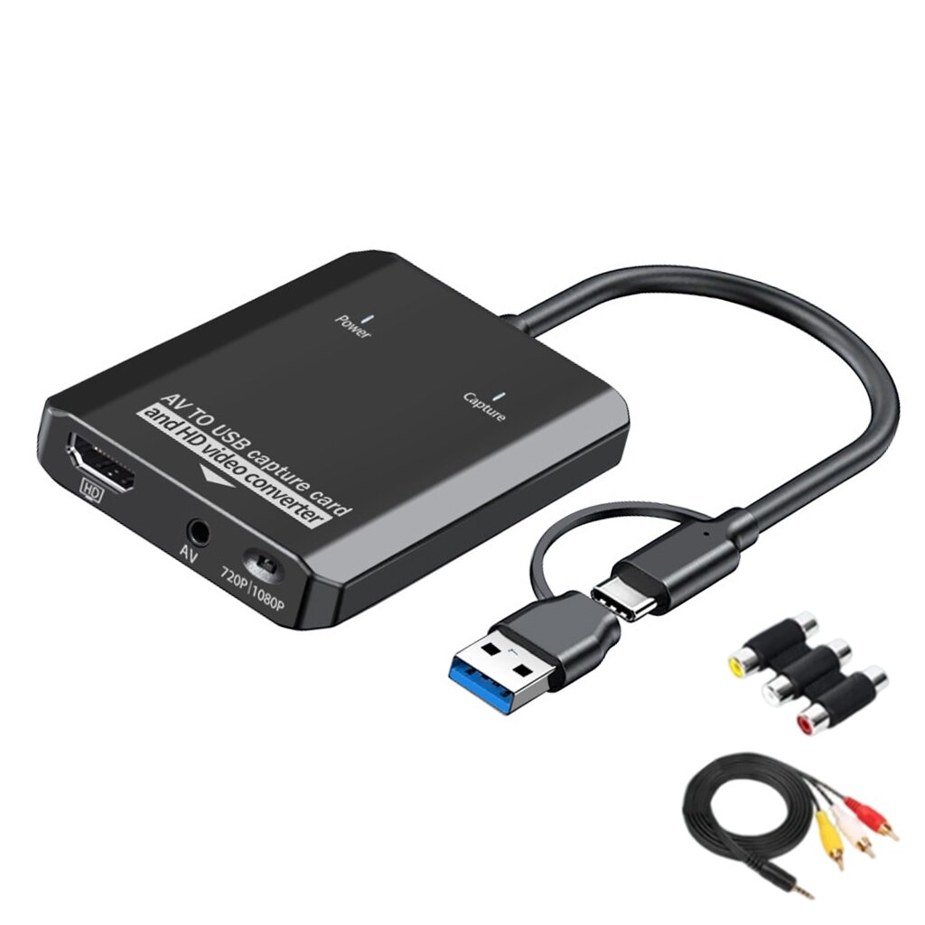 Конвертер сигналов и карта захвата для старых камер Видеомагнитофоны Мониторы