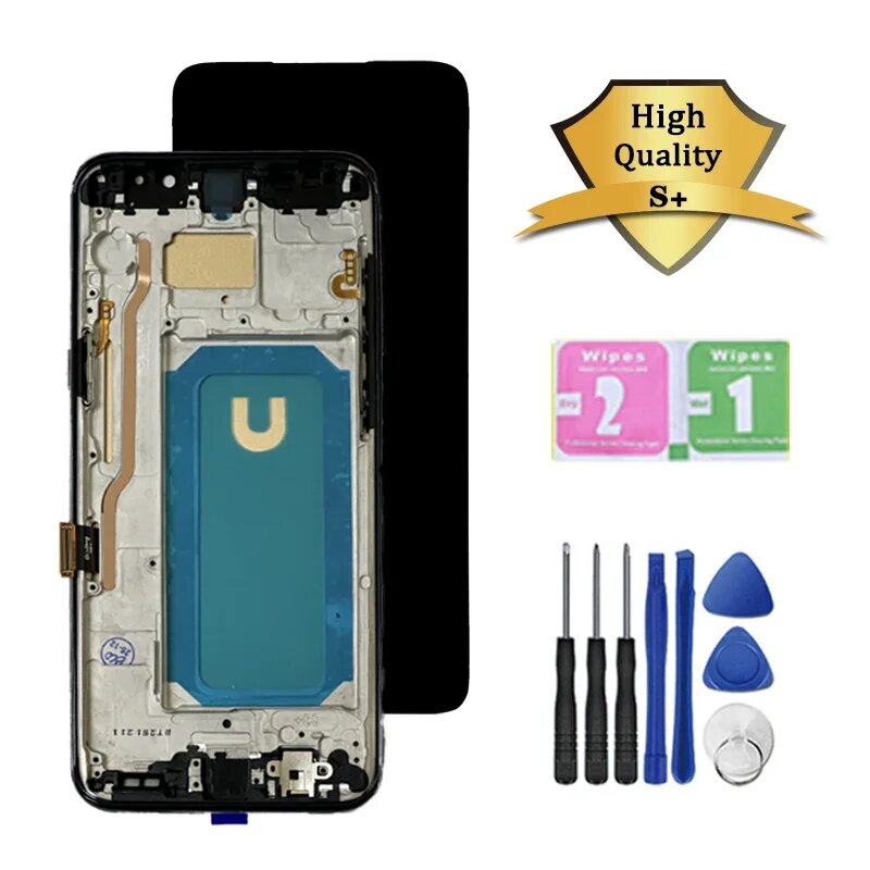 TFT-экран для Samsung S8 Plus G955F ЖК-дисплей Цифровой сенсорный экран с рамкой для Samsung S8 + G955 Экран с рамкой Black With Frame