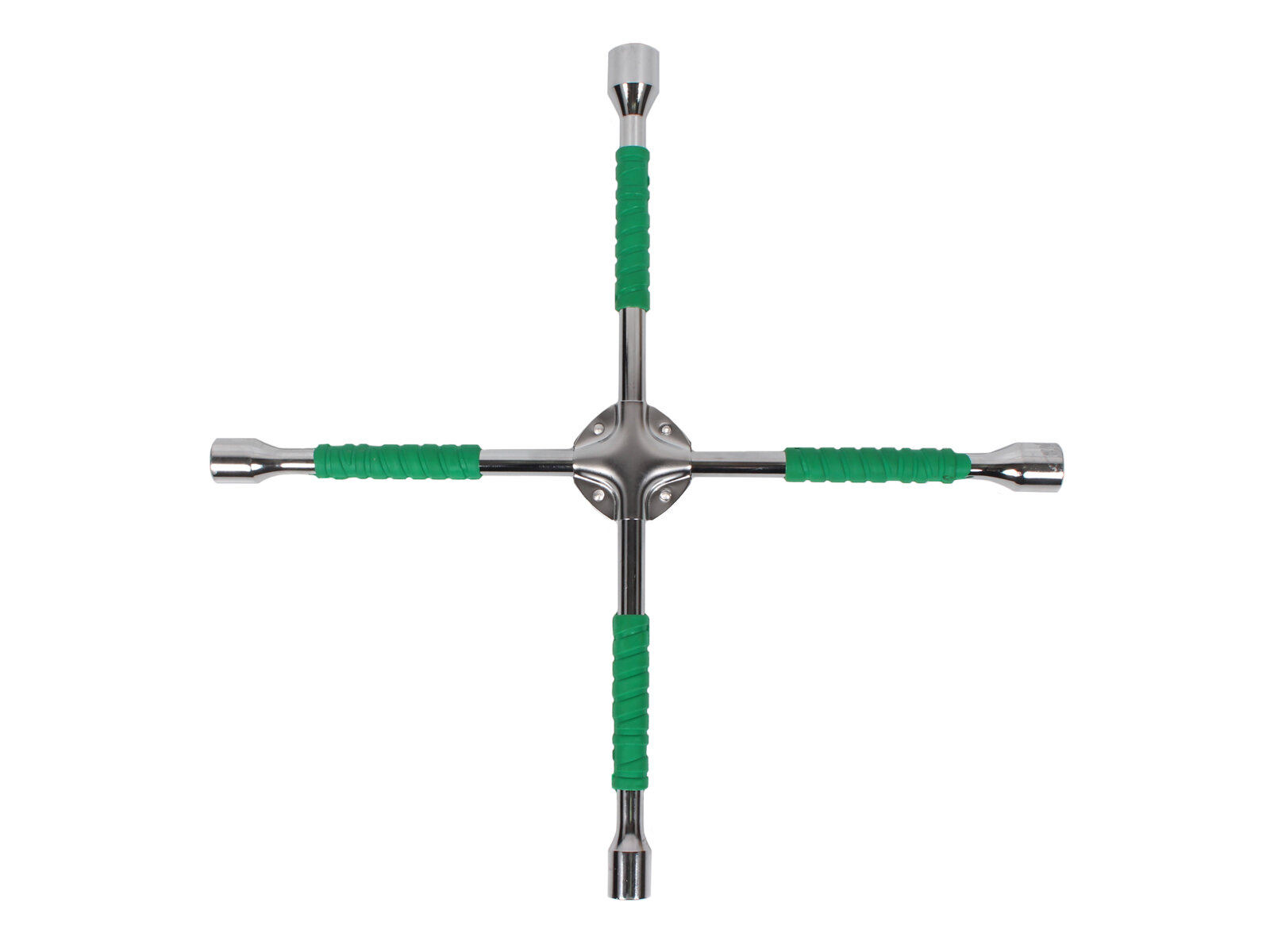 Ключ баллонный LIGE 17х19х21х23 мм крестовой с резиновыми рукоятками L-500 мм