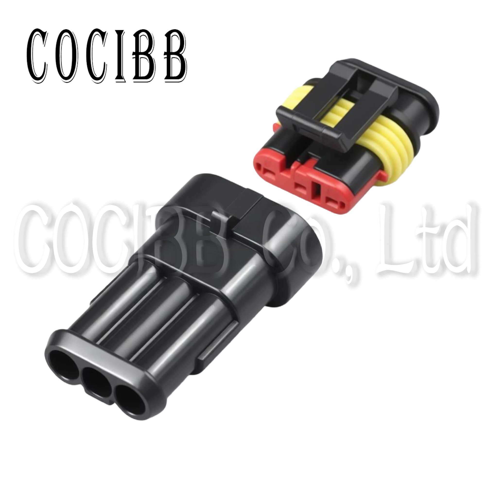 1 комплект 1, 2, 3, 4 5 6-контактный разъем Super Seal AMP, электрический разъем, автомобильная водонепроницаемая ксеноновая лампа, штекер и гнездо для автомобиля 1 Set 3 Pin