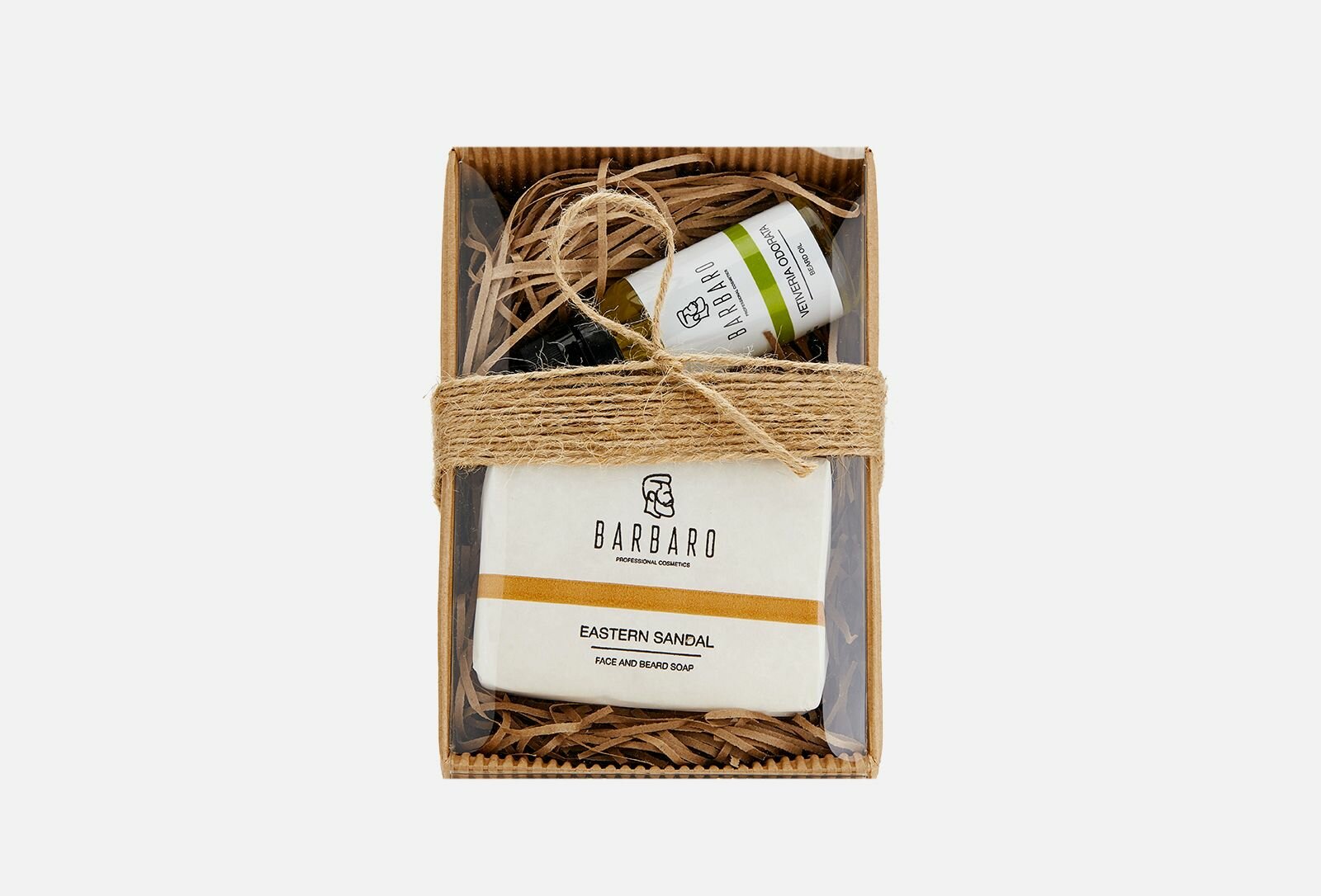 Набор BARBARO "Beard Kit v.1", для мужчин, 2 в 1, для бороды и лица