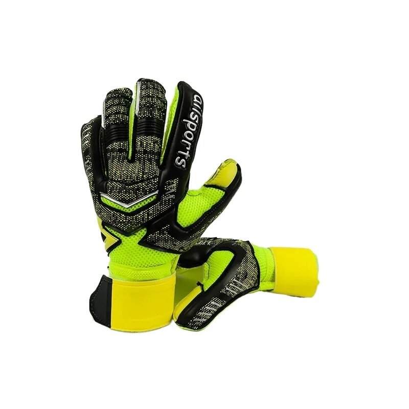 Детские и мужские профессиональные футбольные вратарские перчатки, латексные перчатки 4 мм с защитой пальцев, детские и взрослые футбольные вратарские перчатки, защита