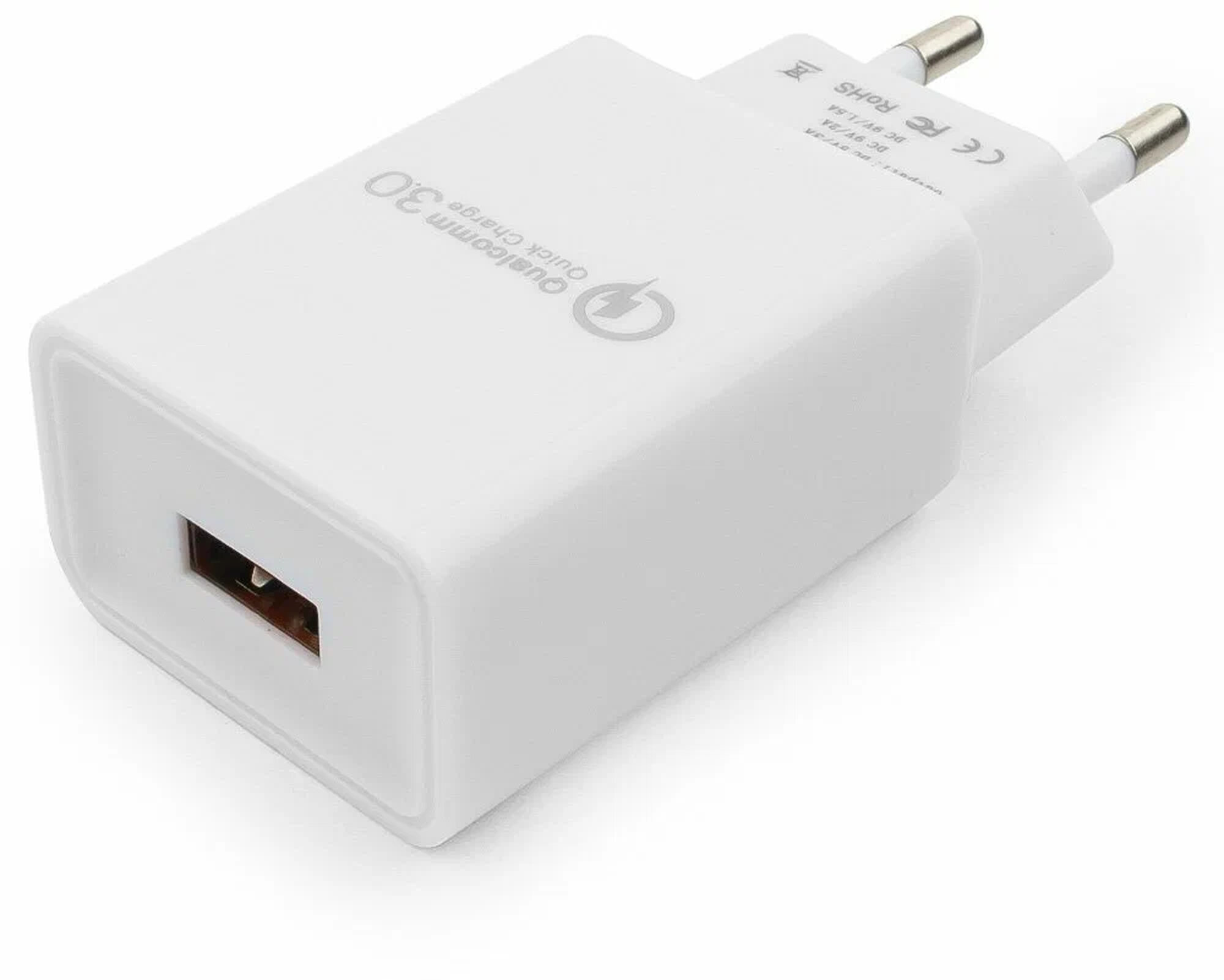 Сетевое зарядное устройство Cablexpert USB-порт, 3A, белый (MP3A-PC-16)