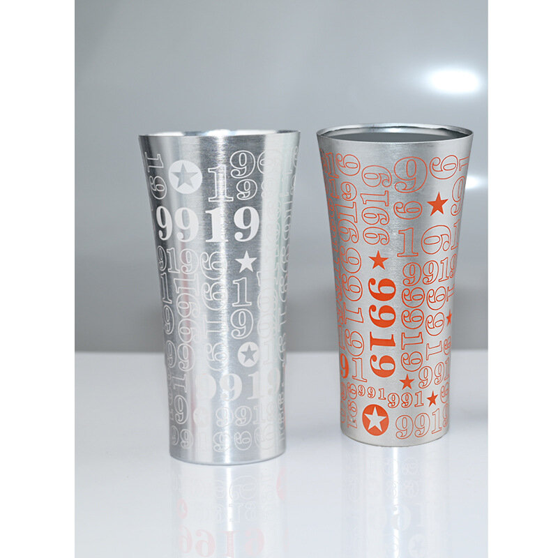 Интернет знаменитости цвет меняется глинозема Кубок холодной меняющейся алюминия пива стекла металла Колы холодный