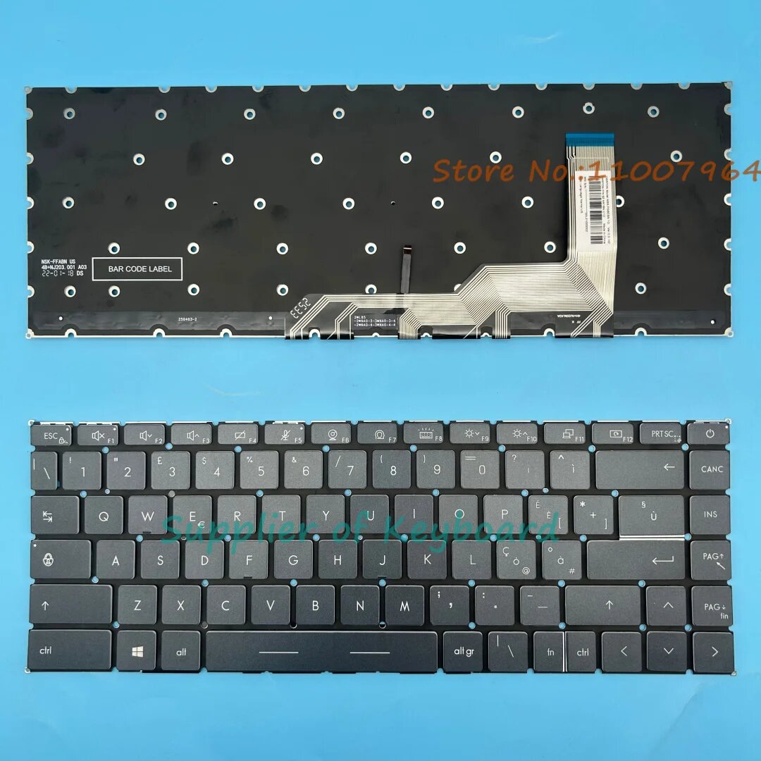 Клавиатура YELIMI для MSI GP66 Leopard с подсветкой