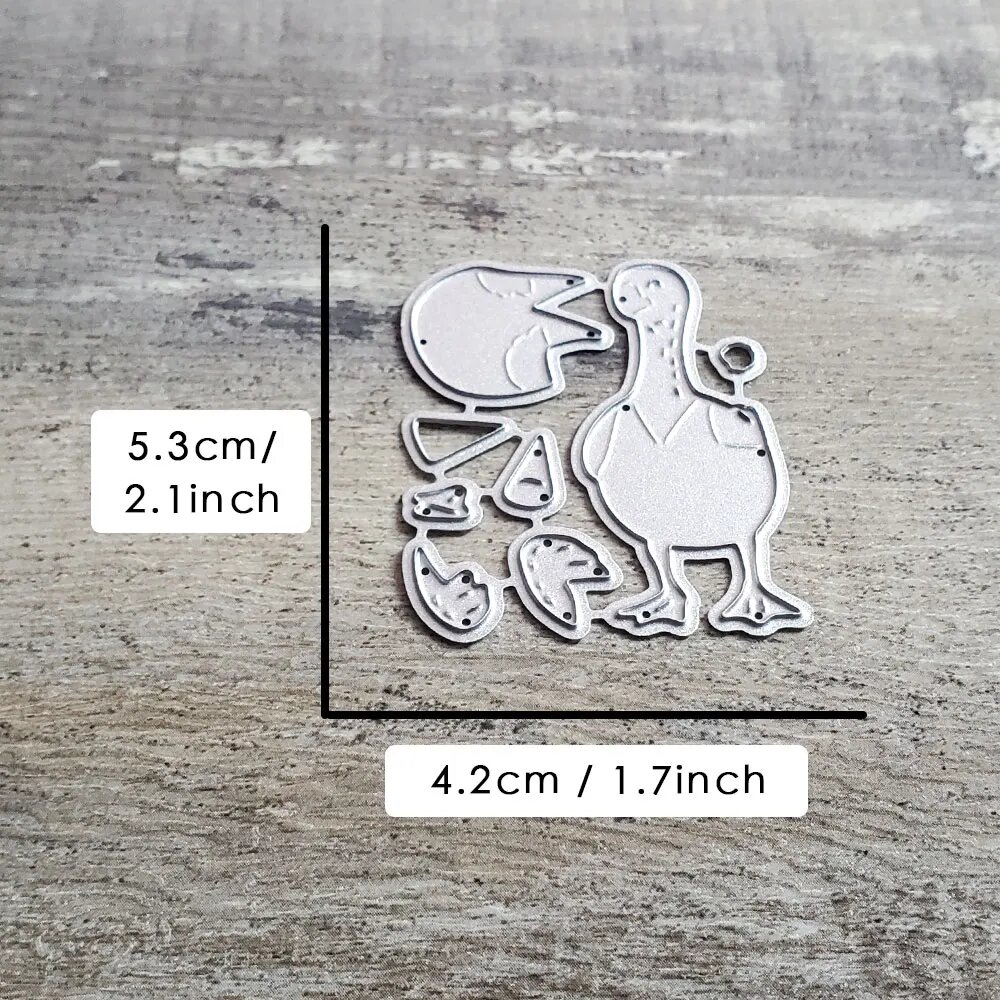 Металлические трафареты Catlove Гусь для скрапбукинга CL3532