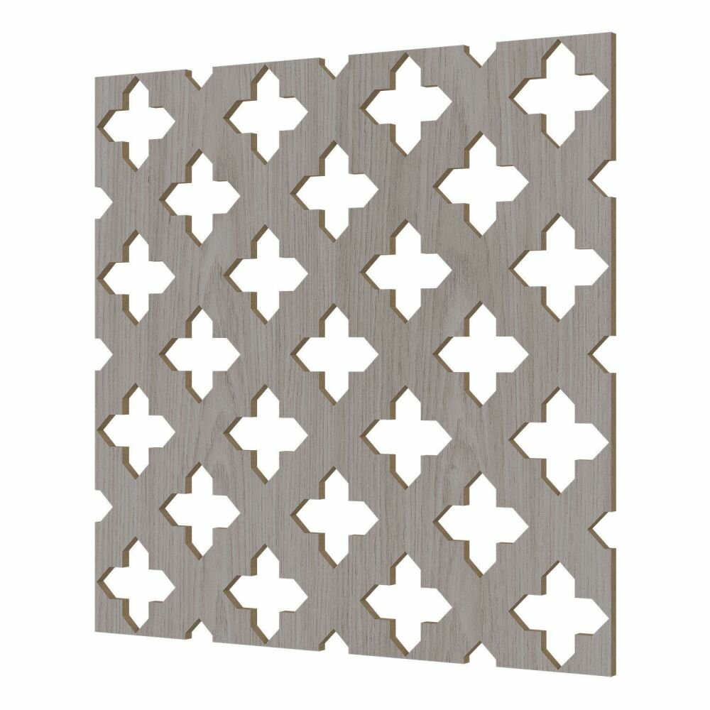 Перфорированная Панель Cosca Готика ХДФ Дуб Серый В600хШ1200 мм / Коска.