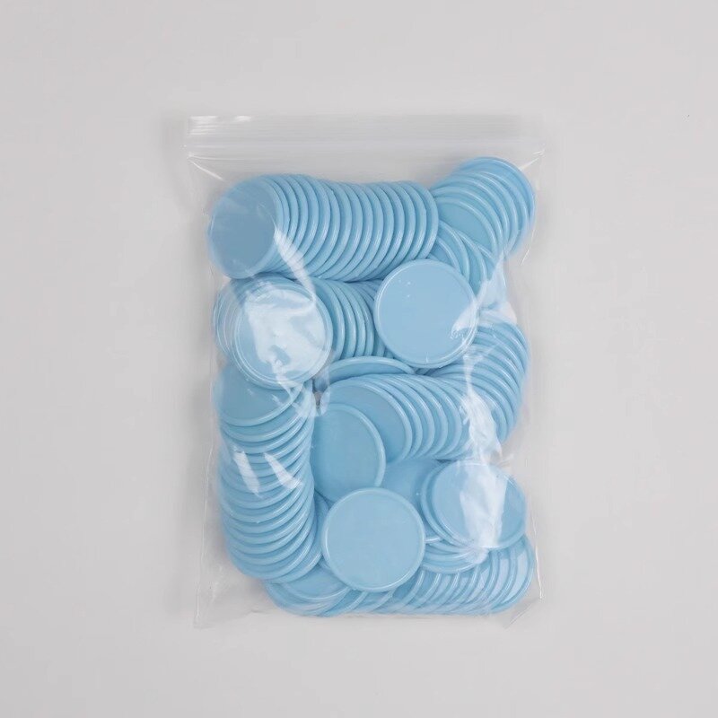 2,5 см однотонные пластиковые монеты для детского сада, награды, обменные чипсы, жетоны, баллы, бесплатная доставка, оптовая продажа