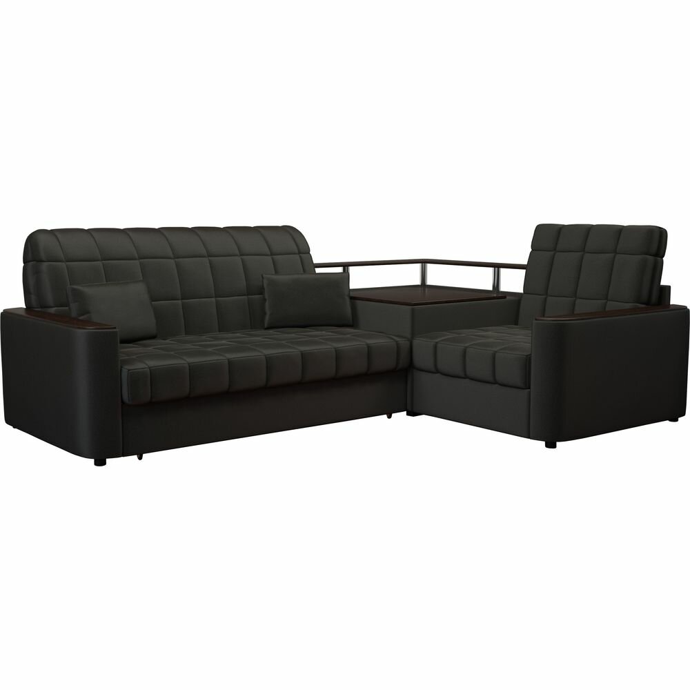 Угловой диван Фортуна А Даллас УФ с баром А13