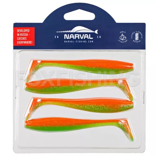Силиконовая приманка Narval Choppy Tail 12cm #023 4шт.