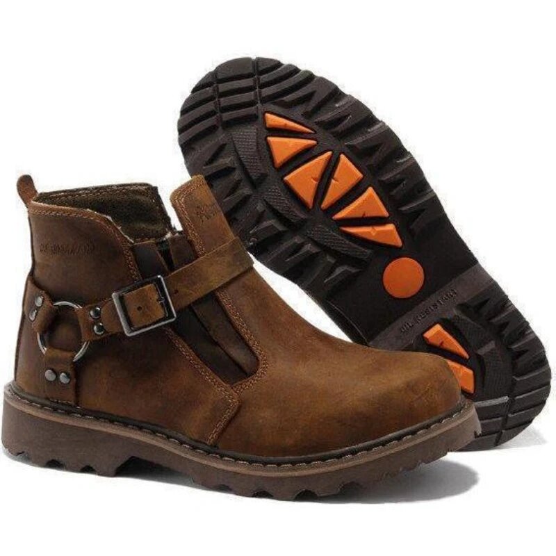 Горячие винтажные мотоциклетные ботинки, мужские кроссовки в стиле ретро, мотоциклетные байкерские ботинки, кожаные ботинки, обувь, безопасное мотоциклетное снаряжение 43, light brown