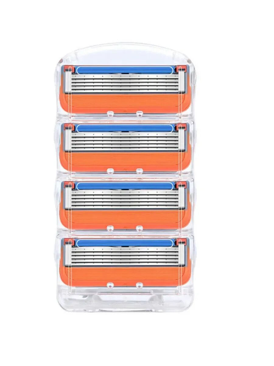 4 сменные кассеты для бритья мужские