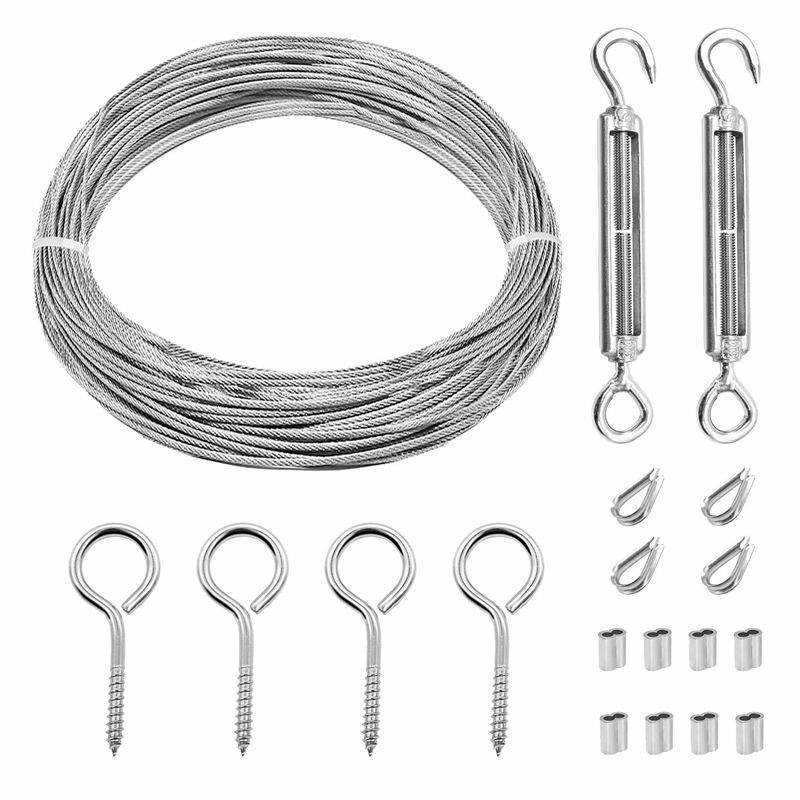 Комплект натяжителя троса стяжной муфты для тяжелых тросовых перил