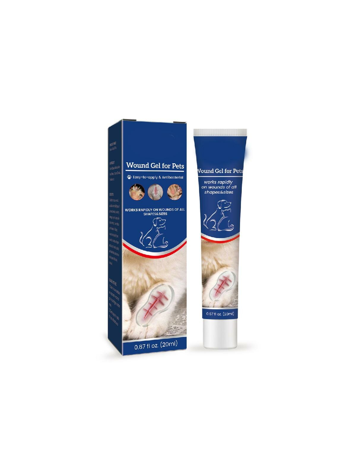 20 МЛ Геля Для Ухода За Ранами Домашних Животных