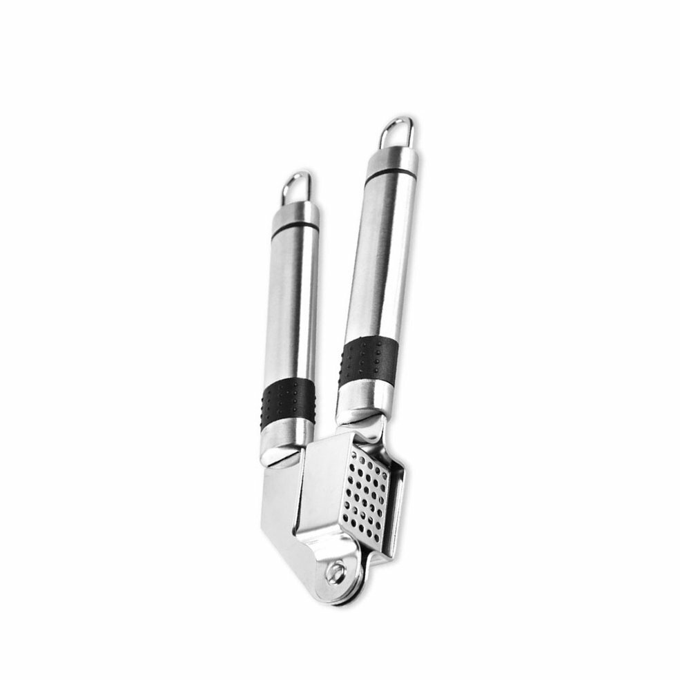 Прочные кухонные принадлежности для приготовления пищи Пресс для пюре из нержавеющей стали под давлением - серебристый