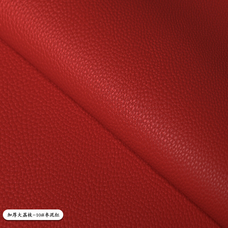 Утолщенная большая ткань из искусственной кожи с текстурой личи, мягкая кожа для диванов, материал для обуви, имитация искусственной кожи от фабрики