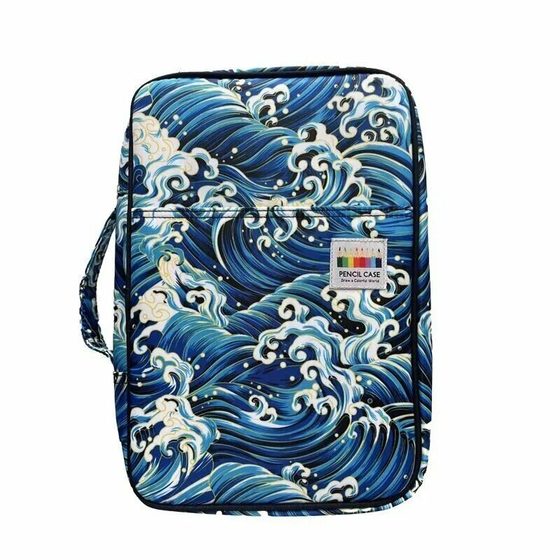 Kawaii Эстетический школьный пенал DIANNY с 300 слотами для девочек Сумка-органайзер для канцелярских принадлежностей с 5-слойной молнией пеналы