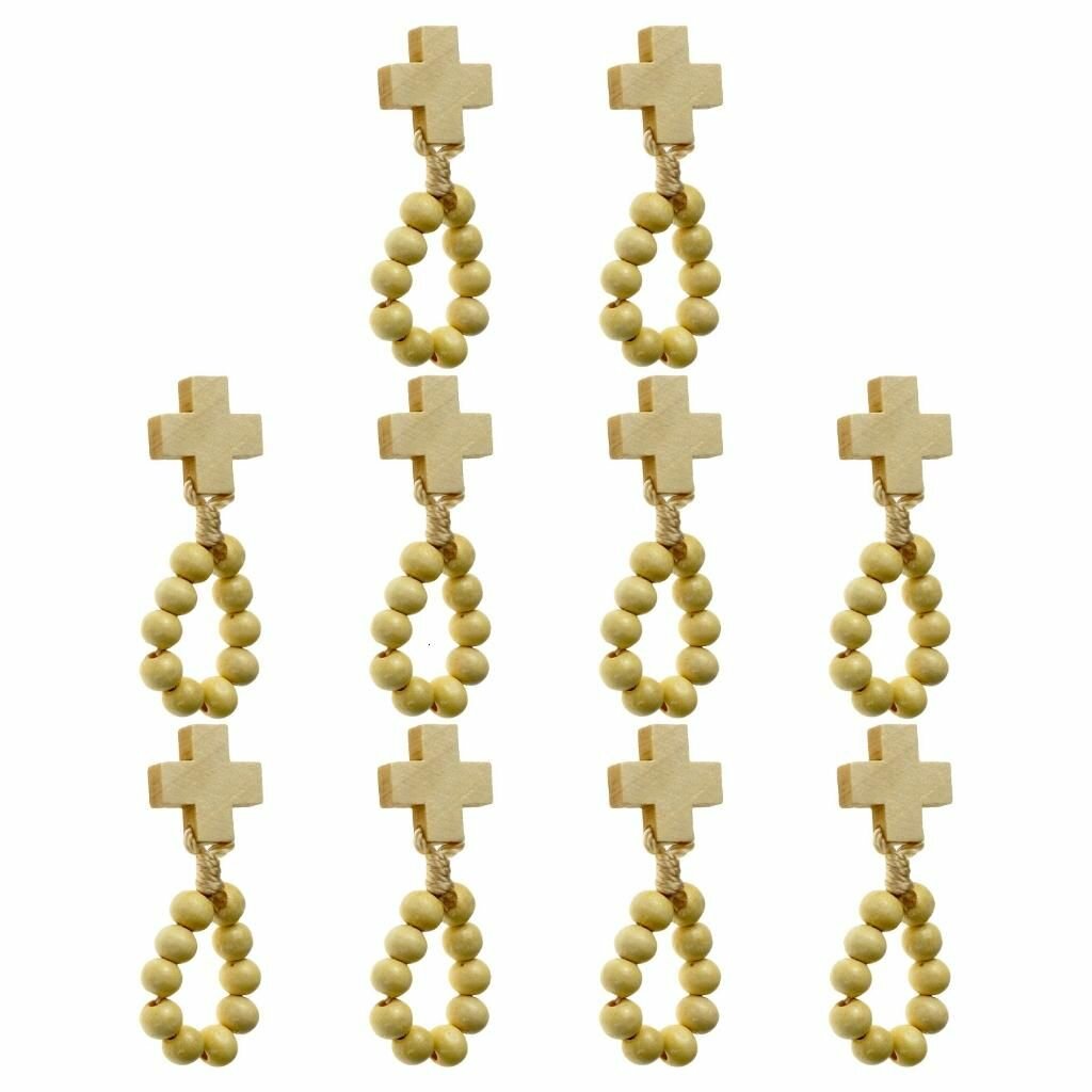 Четки деревянные с крестом, Деревянный