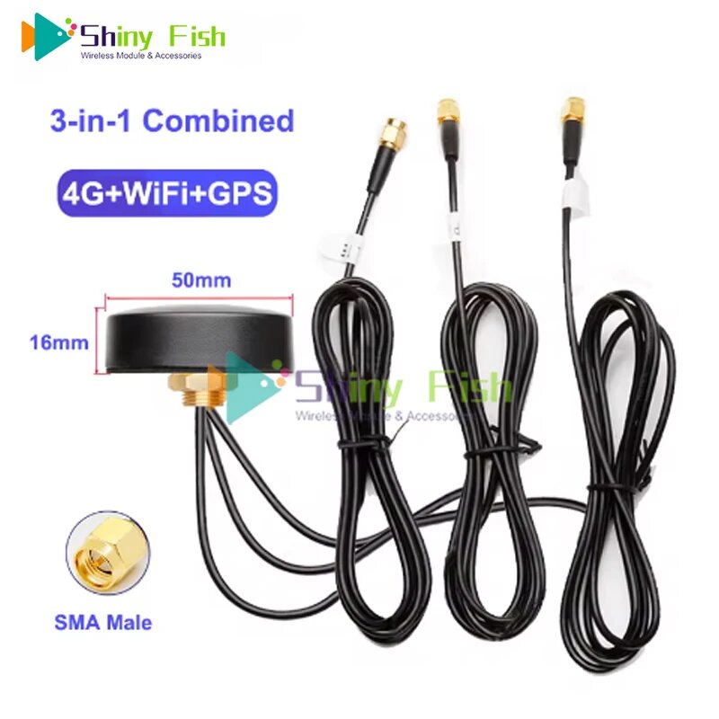 4G Wi-Fi GPS Антенна 28 дБи 1.5M cable