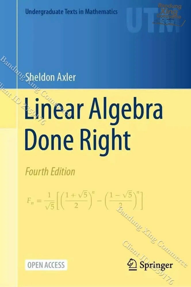 Linear Algebra Done Right /бумажная книга