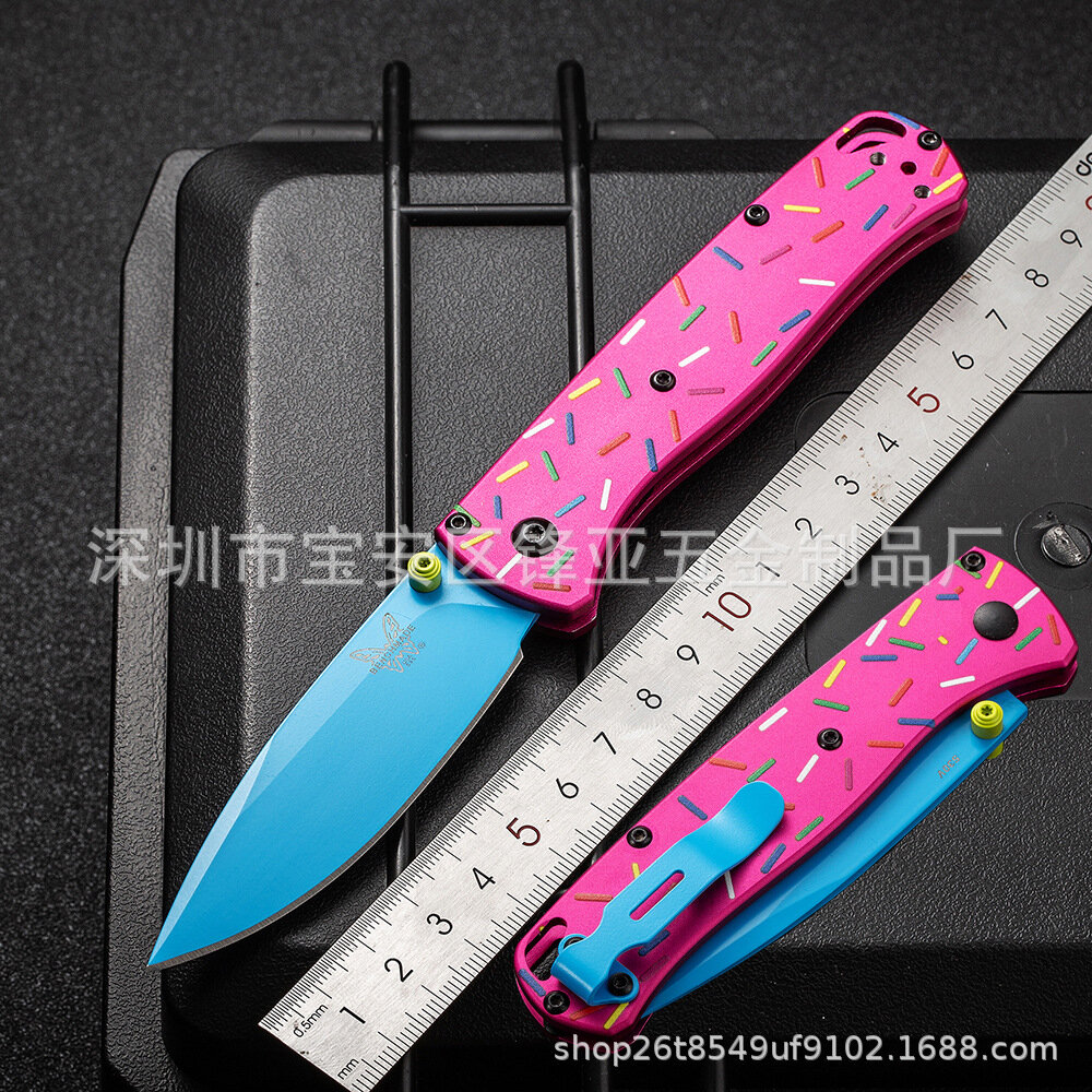 Ограниченная серия, версия с подшипником, ручка Donut CNC T6061, складной нож Benchmade -434.999999999% off для кемпинга и активного отдыха