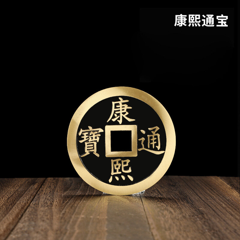 Медные монеты пяти императоров, утолщенные, большие и маленькие, Канси, Шуньчжи, Цяньлун, Цзяцин, Юнчжэн, оптовая продажа от фабрики