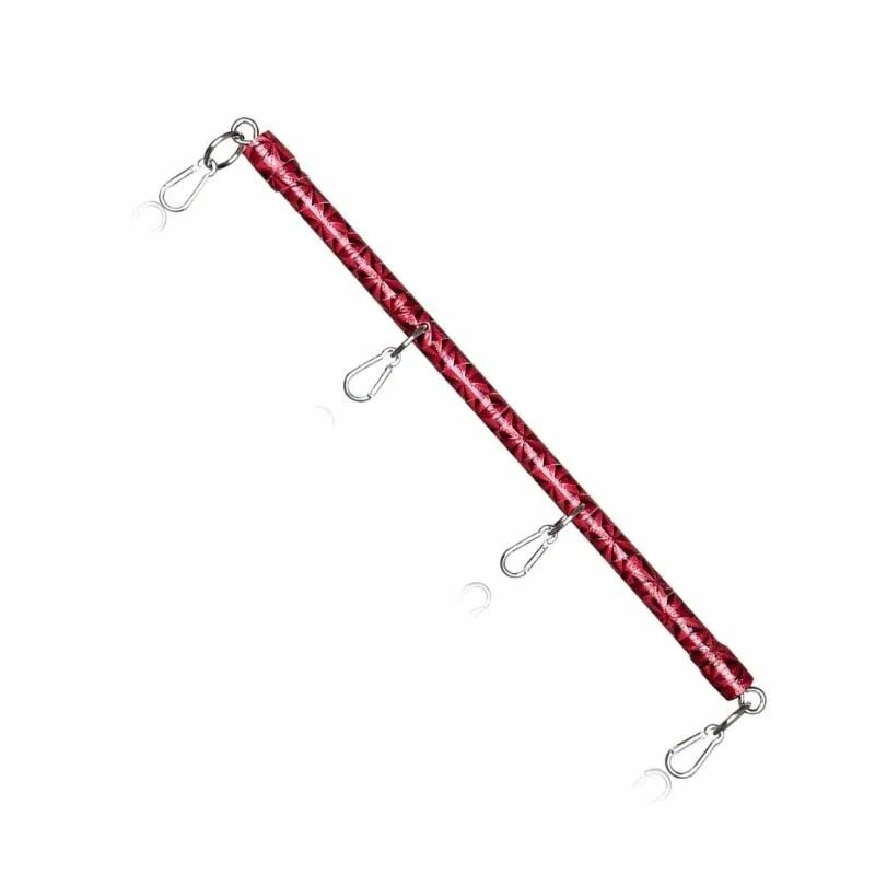 1 стальная труба с прорезями и крючком альтернативные аксессуары для игрушек-красный-ромбовидный узор