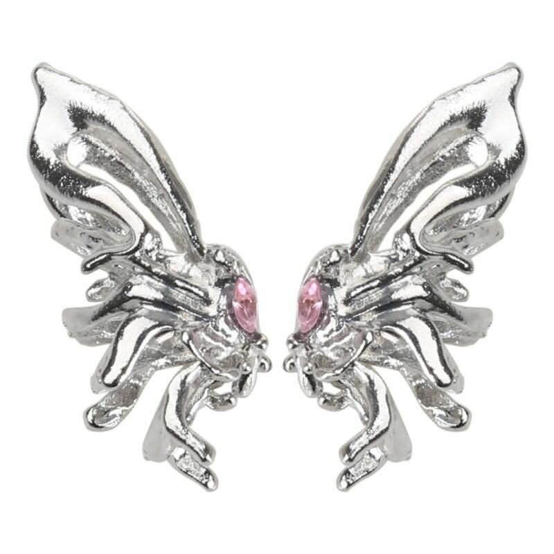 Клипса для ушей в виде бабочки без прокола для женщин, пара