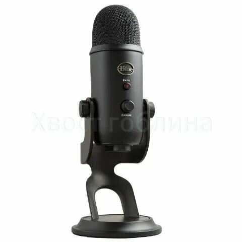 Микрофон Микрофон студийный Blue Yeti, черный, черный