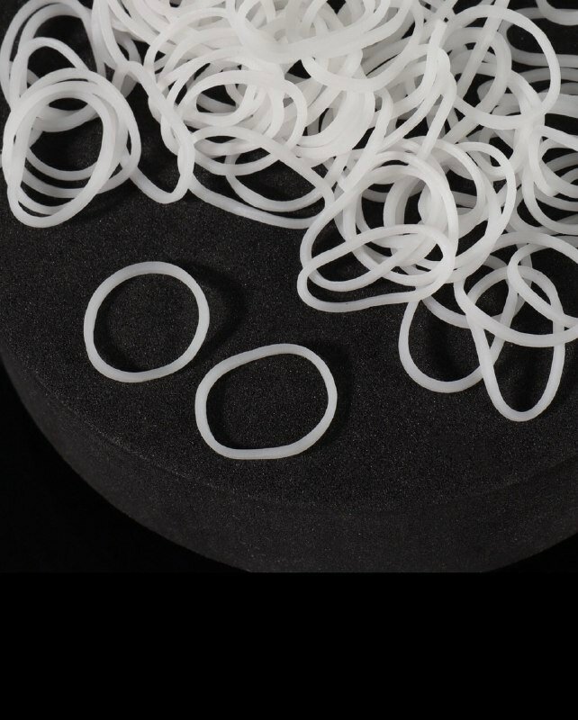 Резинки для волос 100 шт. силиконовые