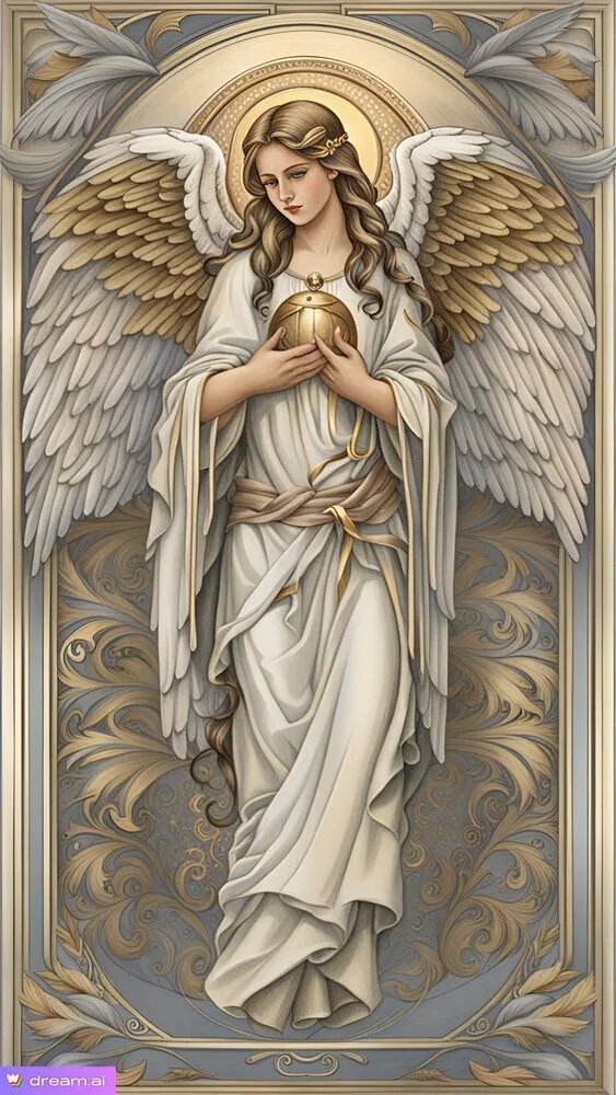 Алмазная Мозаика "Ангел" 40х50 См Алмазная Вышивка / Картина Стразами Подарков / Украшения