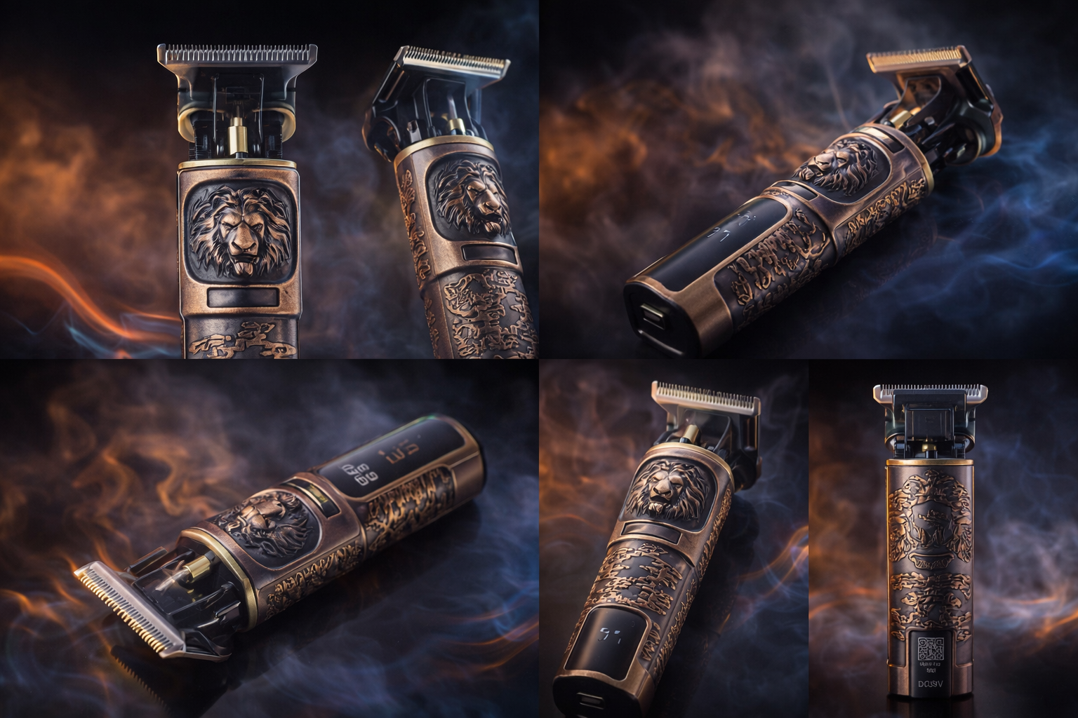 Профессиональный аккумуляторный триммер S1 для волос и бороды с T-образным лезвием