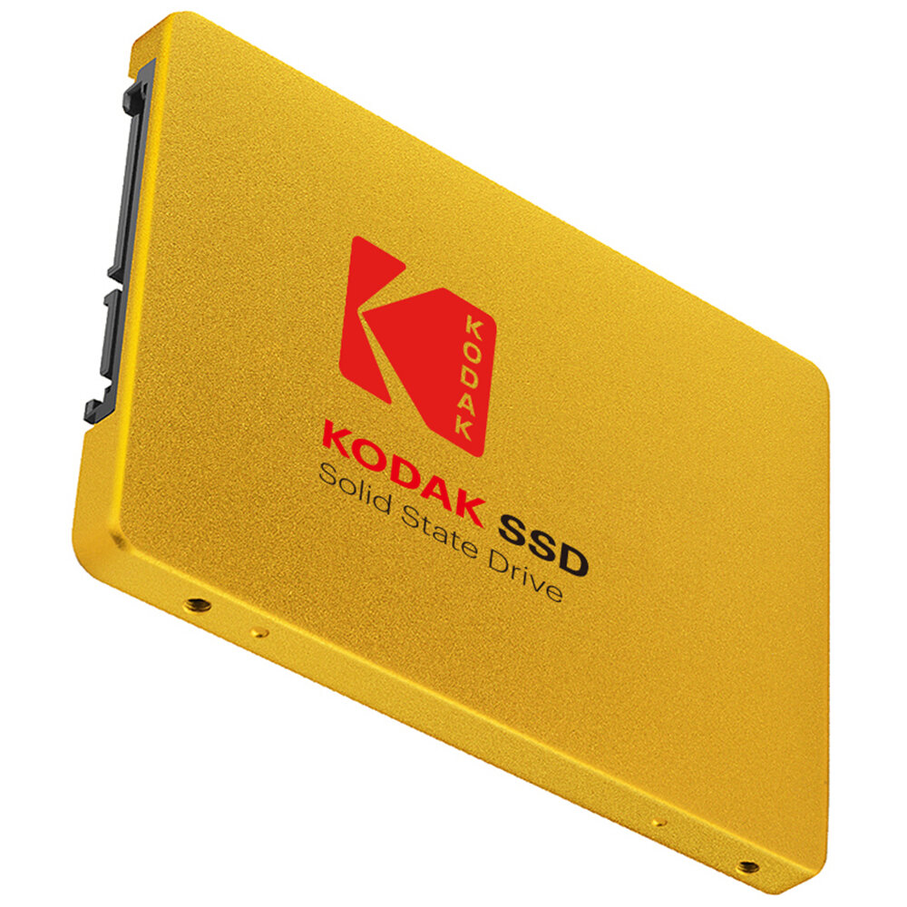 Kodak X100 Solid State Drive SSD SATA III 120GB для ПК Ноутбук, 3D TLC, Скорость чтения до 550MB/s, Скорость записи до 510MB/s, Размер 10*6.99*0.7cm, Вес около 70g, Интерфейс 6 Gbit/s