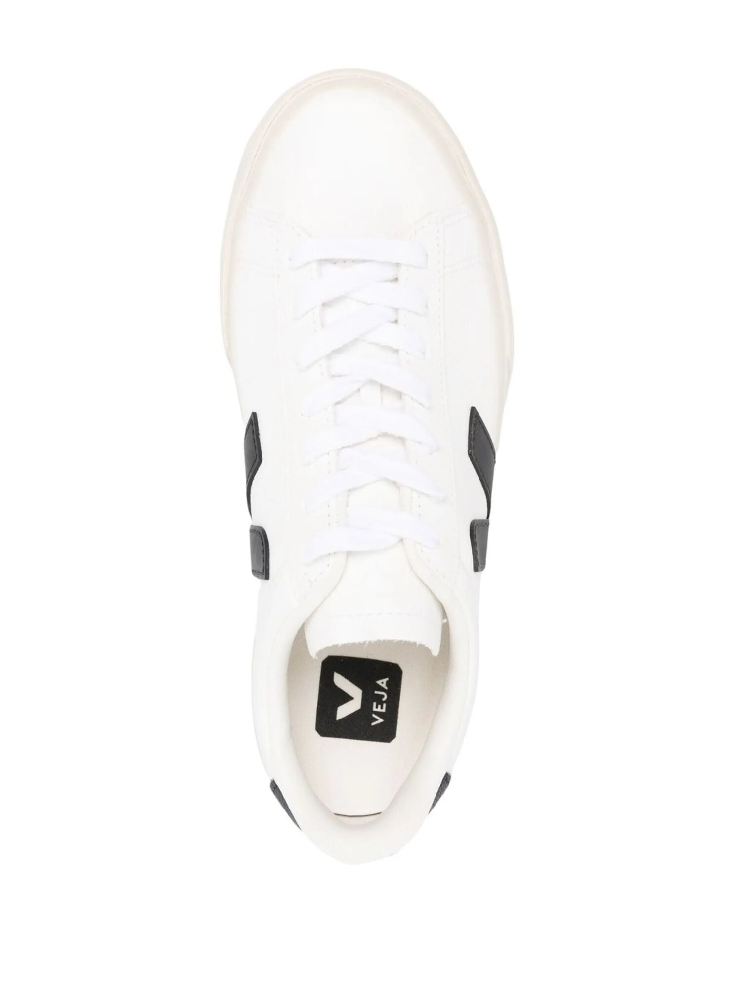 Кроссовки VEJA Low-top leather sneakers, размер 38, бежевый/белый — фото 1