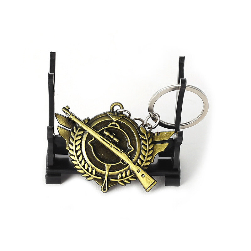 Креативный мини-пистолет 12 см брелок подвеска 98K металлическая модель AWM PUBG игра